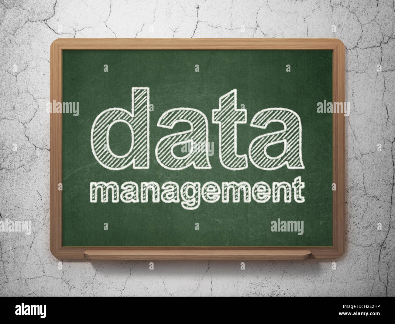 Data concept: Data Management on chalkboard background Stock Photo - Alamy