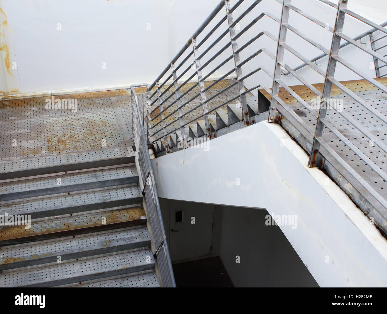 Rustic stair step Stock Photo - Alamy