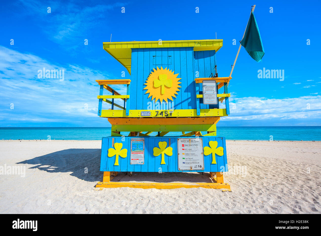 Miami Beach lifeguard house Stock Photo - Alamy