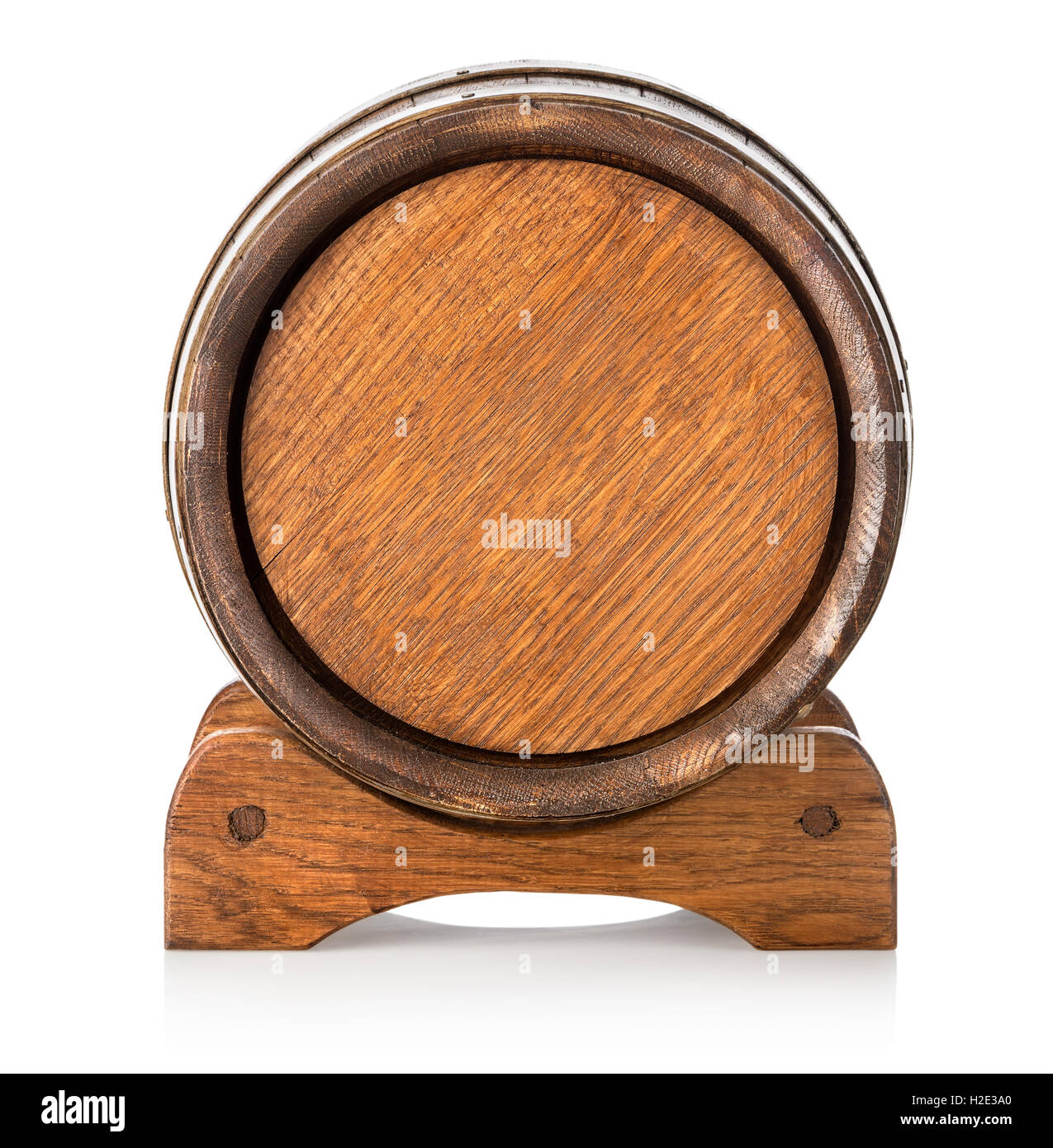 Front view of a barrel on stand Stock Photo - Alamy