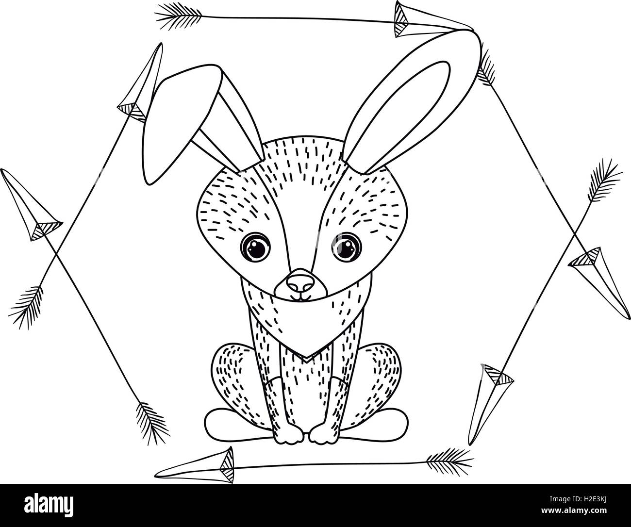 Rabbit animal cartoon design Stock Vector Image & Art - Alamy