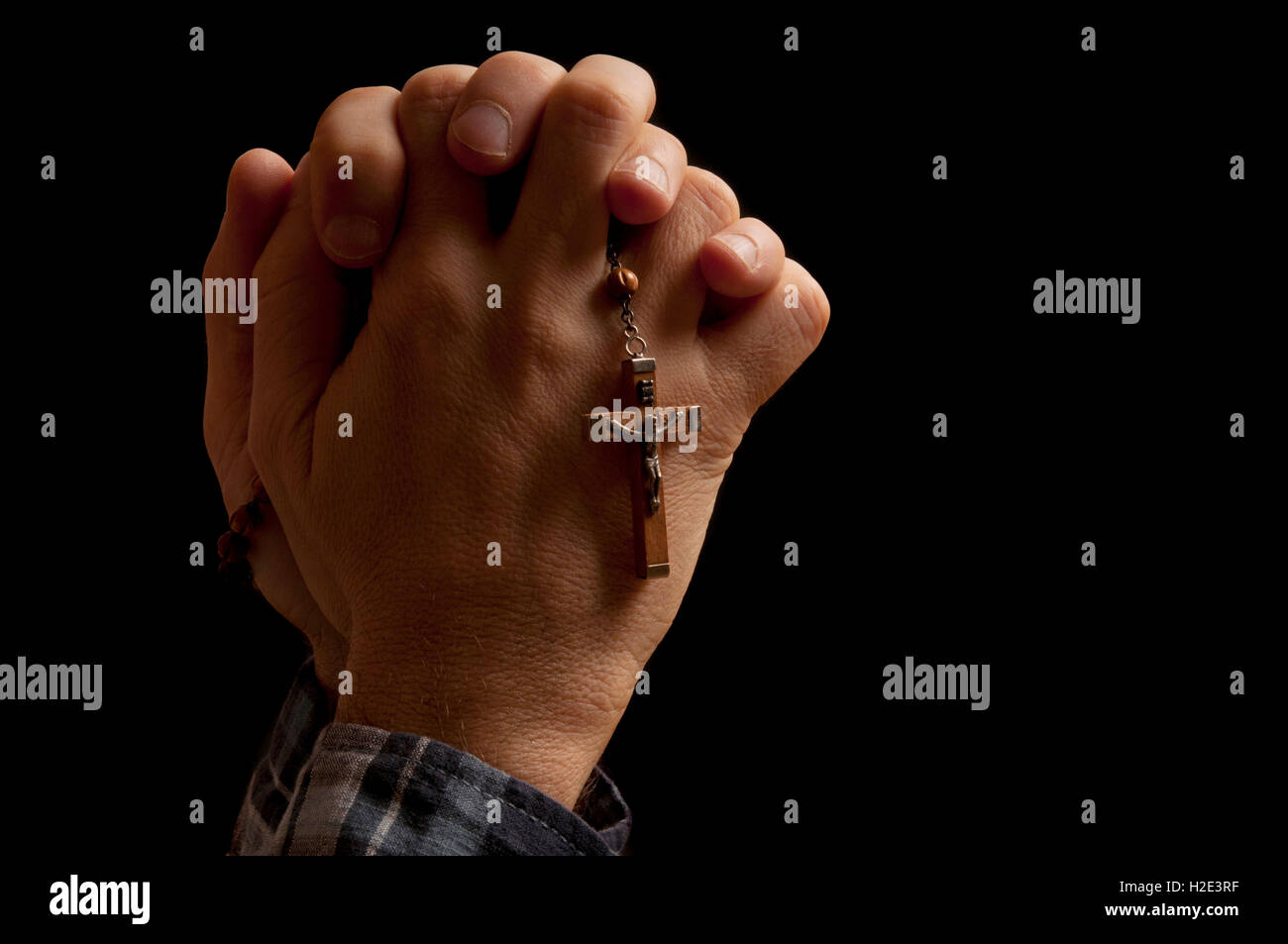 Praying hands catholic hi-res stock photography and images - Alamy