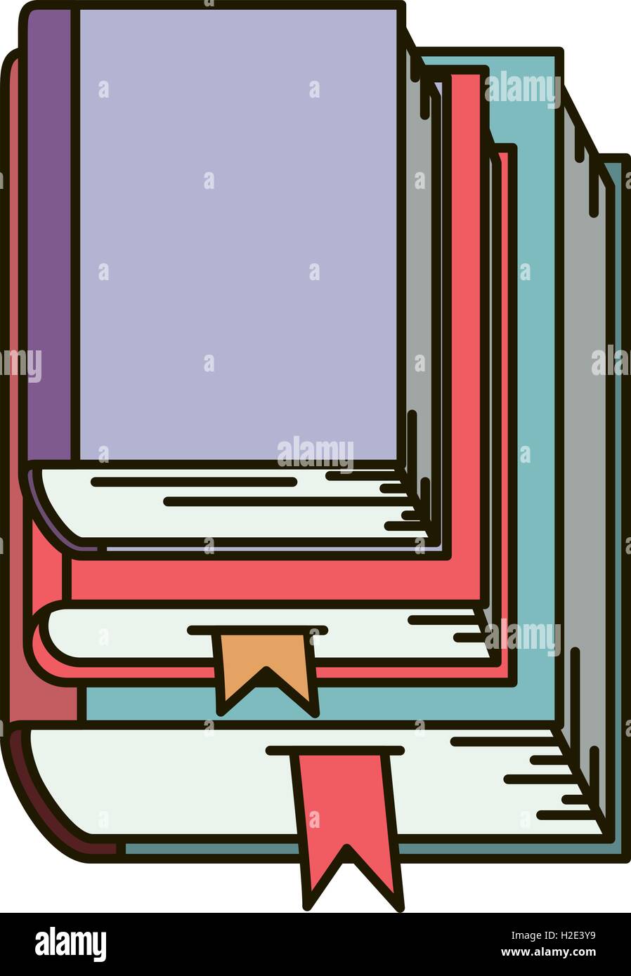 Isolated literature book design Stock Vector Image & Art - Alamy