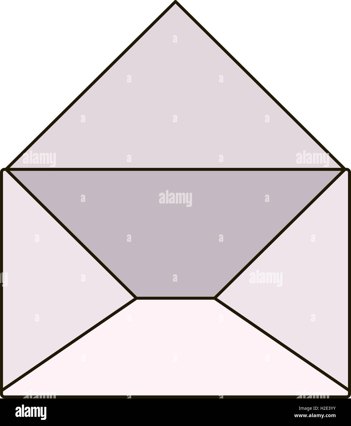 Isolated message envelope design Stock Vector Image & Art - Alamy