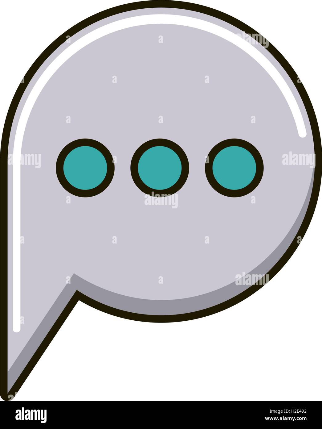 Isolated communication bubble design Stock Vector Image & Art - Alamy