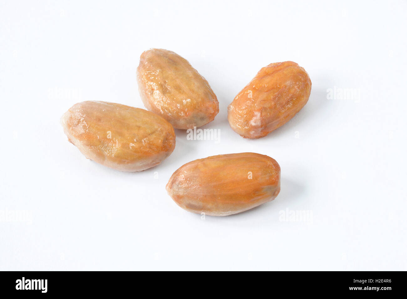 Cacao, Chocolate Nut Tree (Theobroma cacao). Cacao seeds embedded in ...