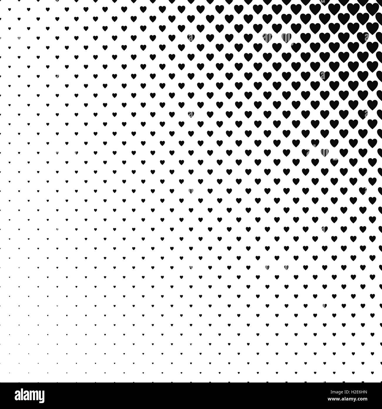Abstract monochrome heart pattern background Stock Vector Image & Art ...