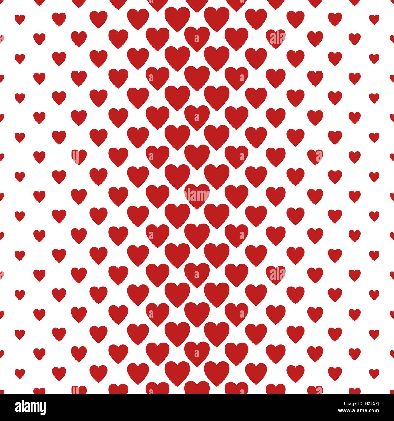 Red vertical heart pattern background design Stock Vector Image & Art ...