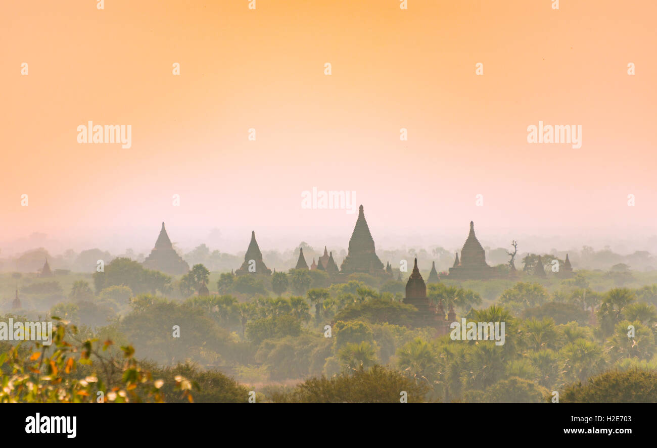 Overview Of Bagan Historic Temples High Resolution Stock Photography ...