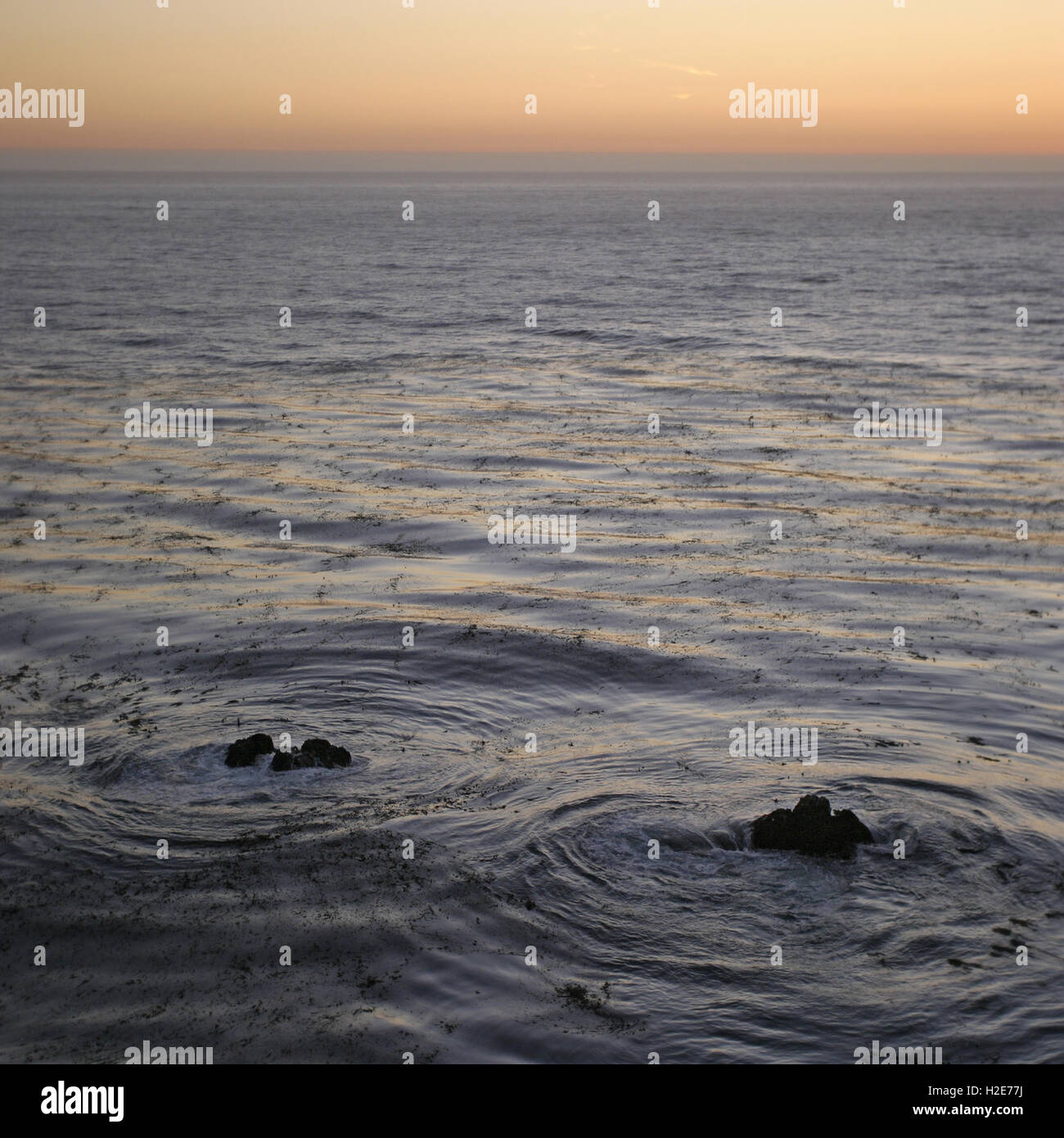 Big Sur, California ocean ripples Stock Photo - Alamy