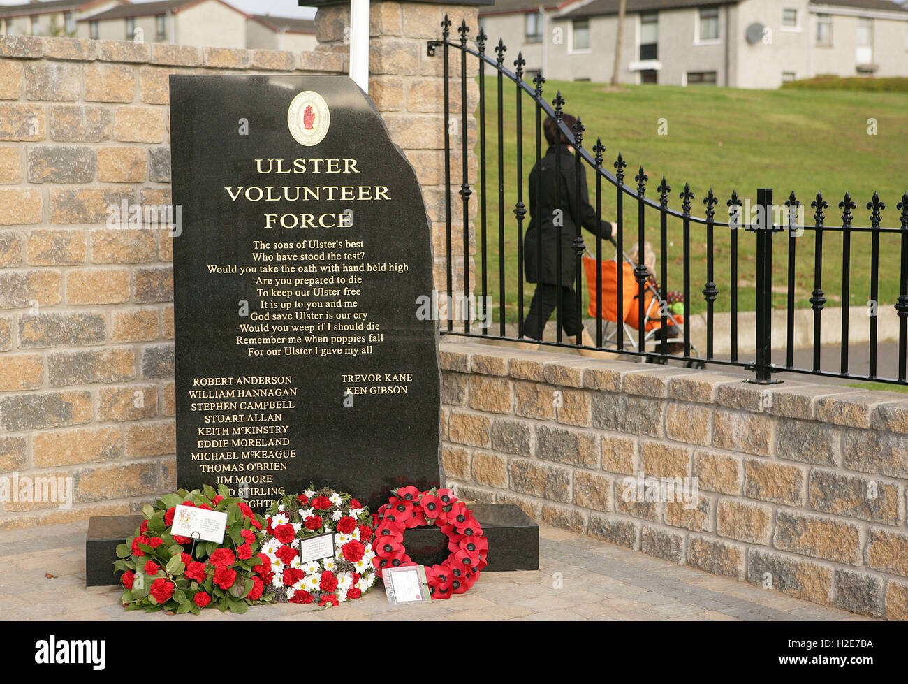 The controversial Garden of Reflection memorial in the Loyalist ...