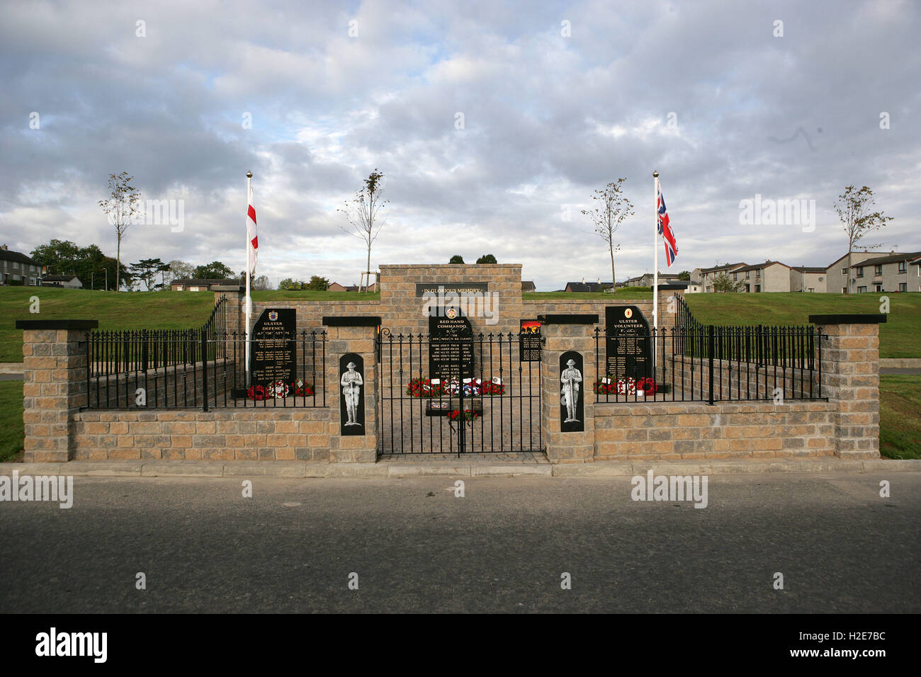 The controversial Garden of Reflection memorial in the Loyalist ...