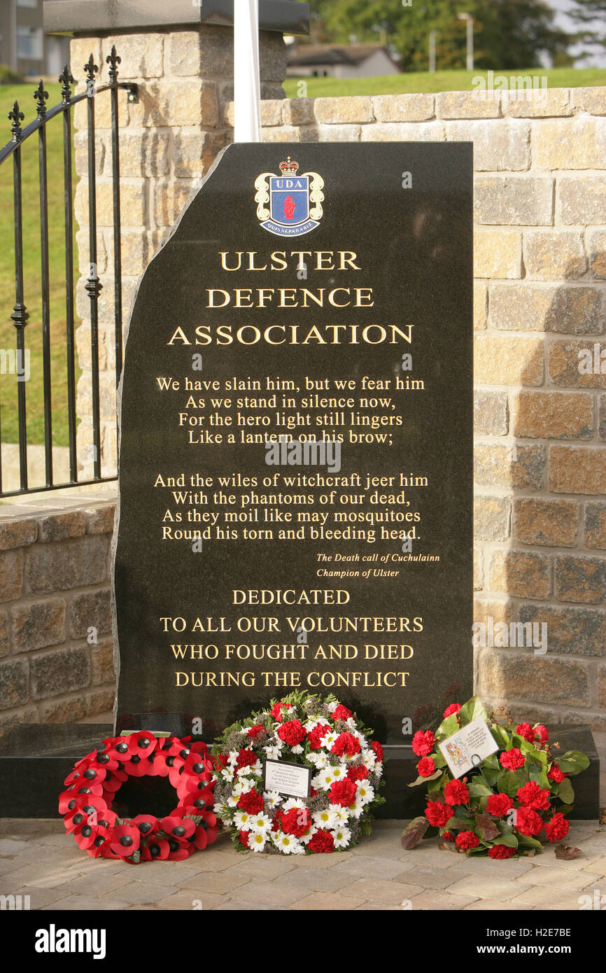 The controversial Garden of Reflection memorial in the Loyalist ...