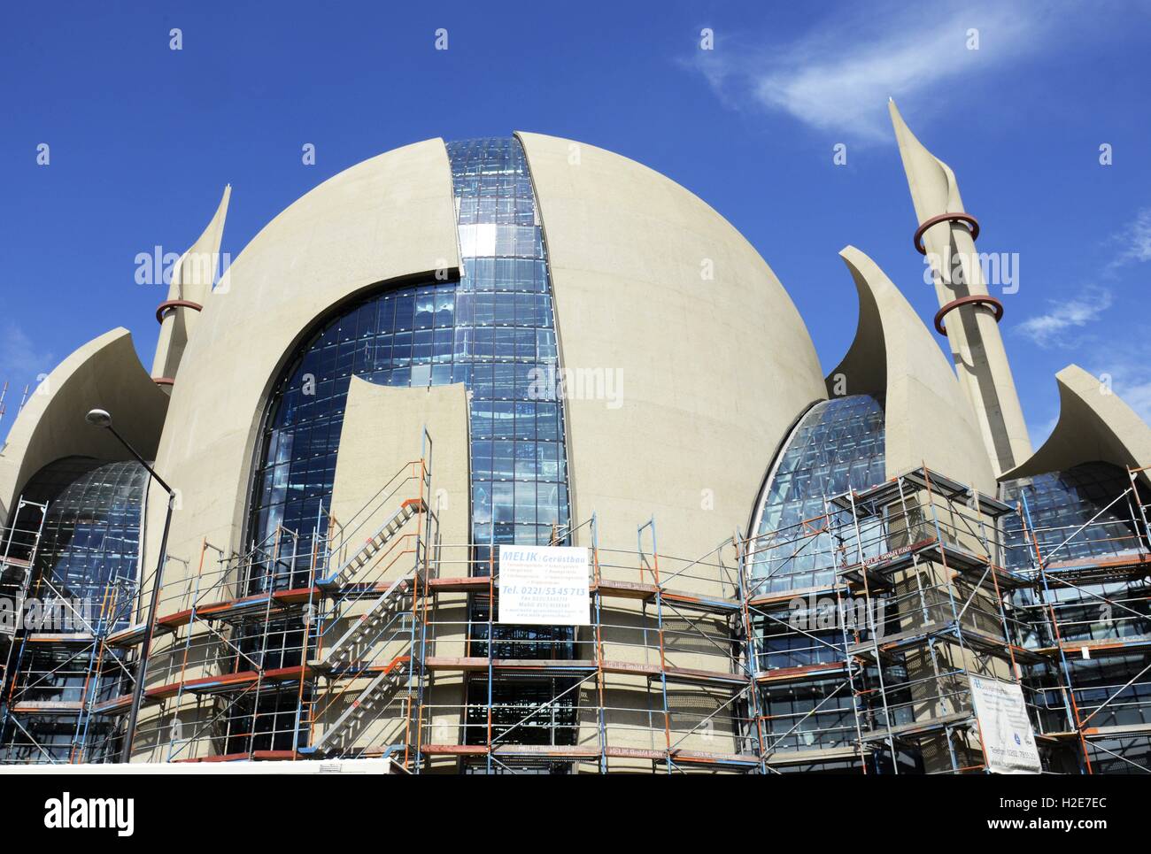 Great Mosque in in Cologne, May 19, 2016. | usage worldwide Stock Photo ...