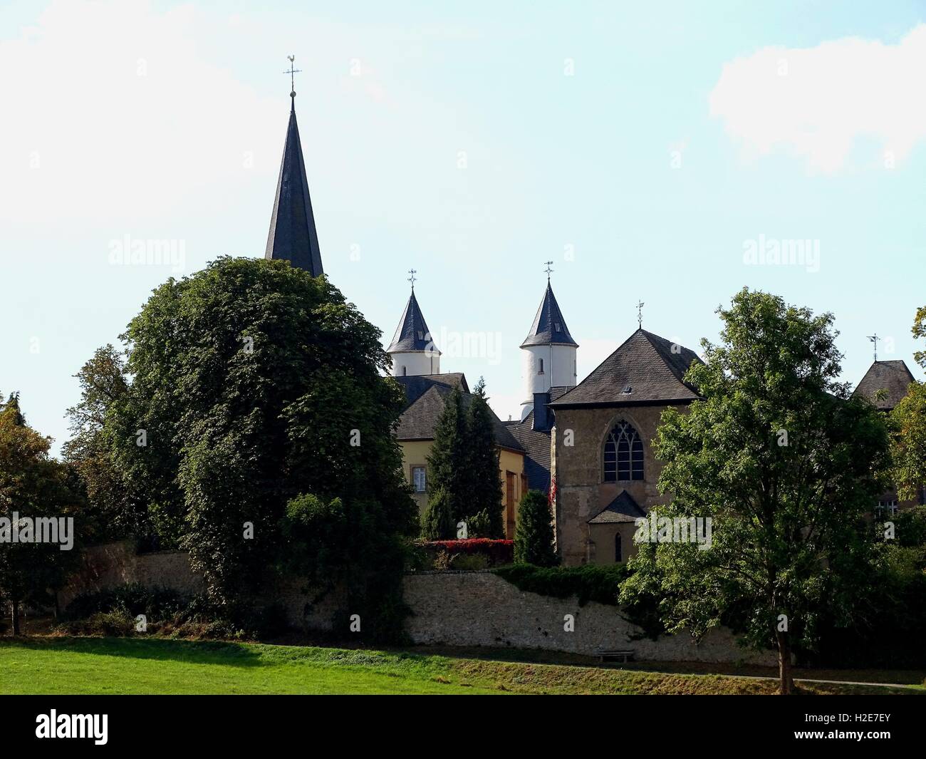 The Monastery Steinfeld with Basilica, Towers und Houses Photo 09/24 ...