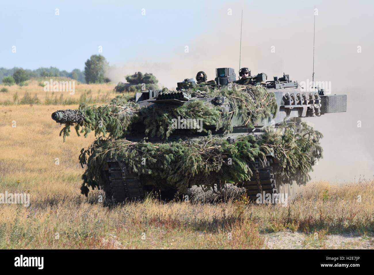 Leopard 2A5 Main Battle Tank of the 3rd Training Company of the German ...