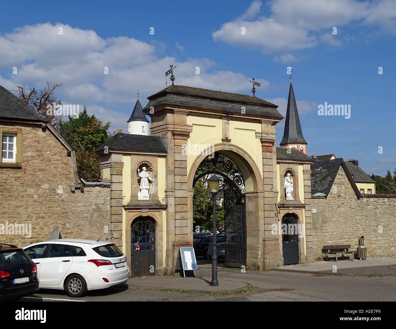 The Monastery Steinfeld Main Gate and two Towers Photo 09/24/2016 ...