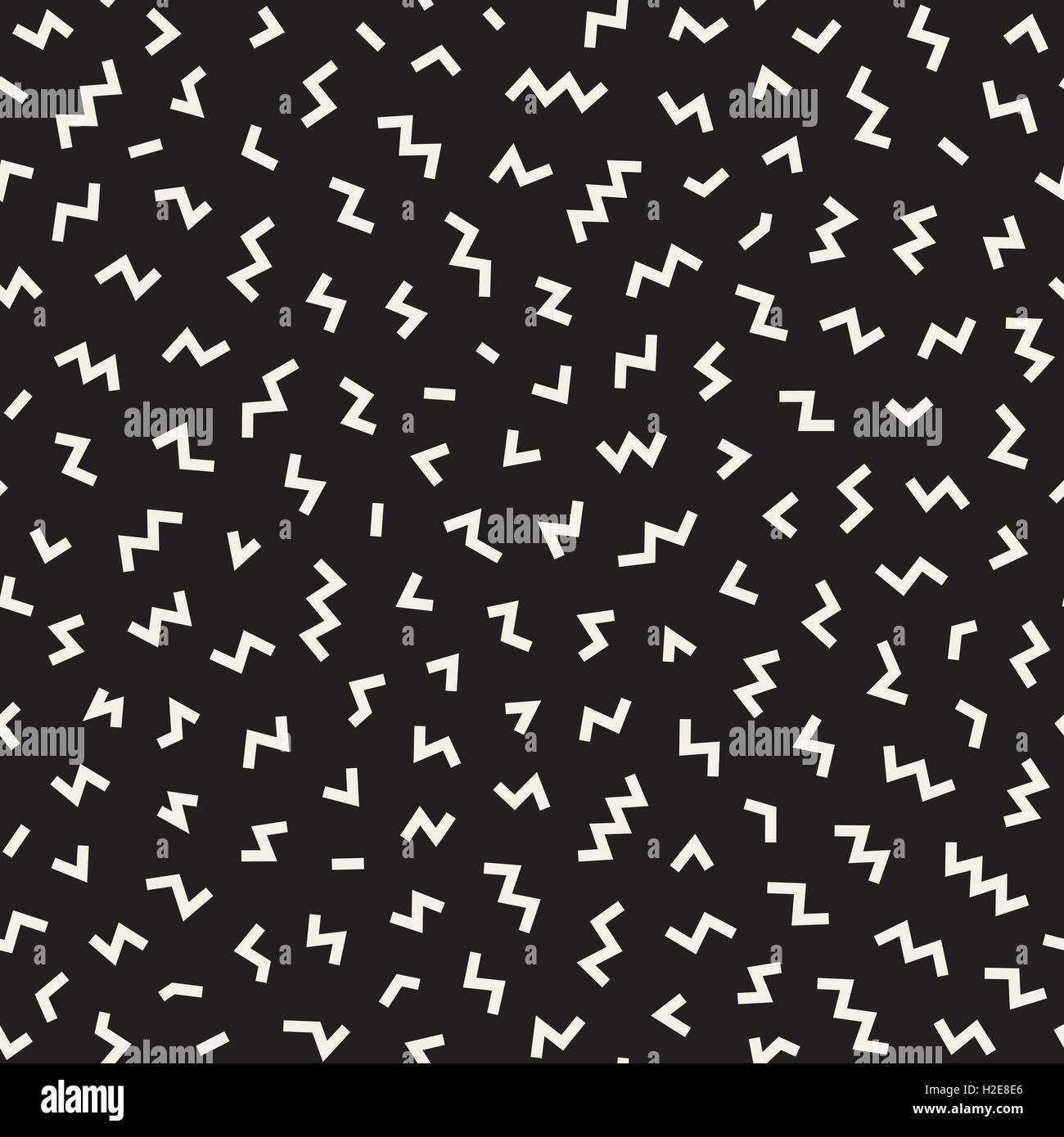 Vector Seamless Memphis Lines Jumble Pattern Stock Vector Image & Art ...