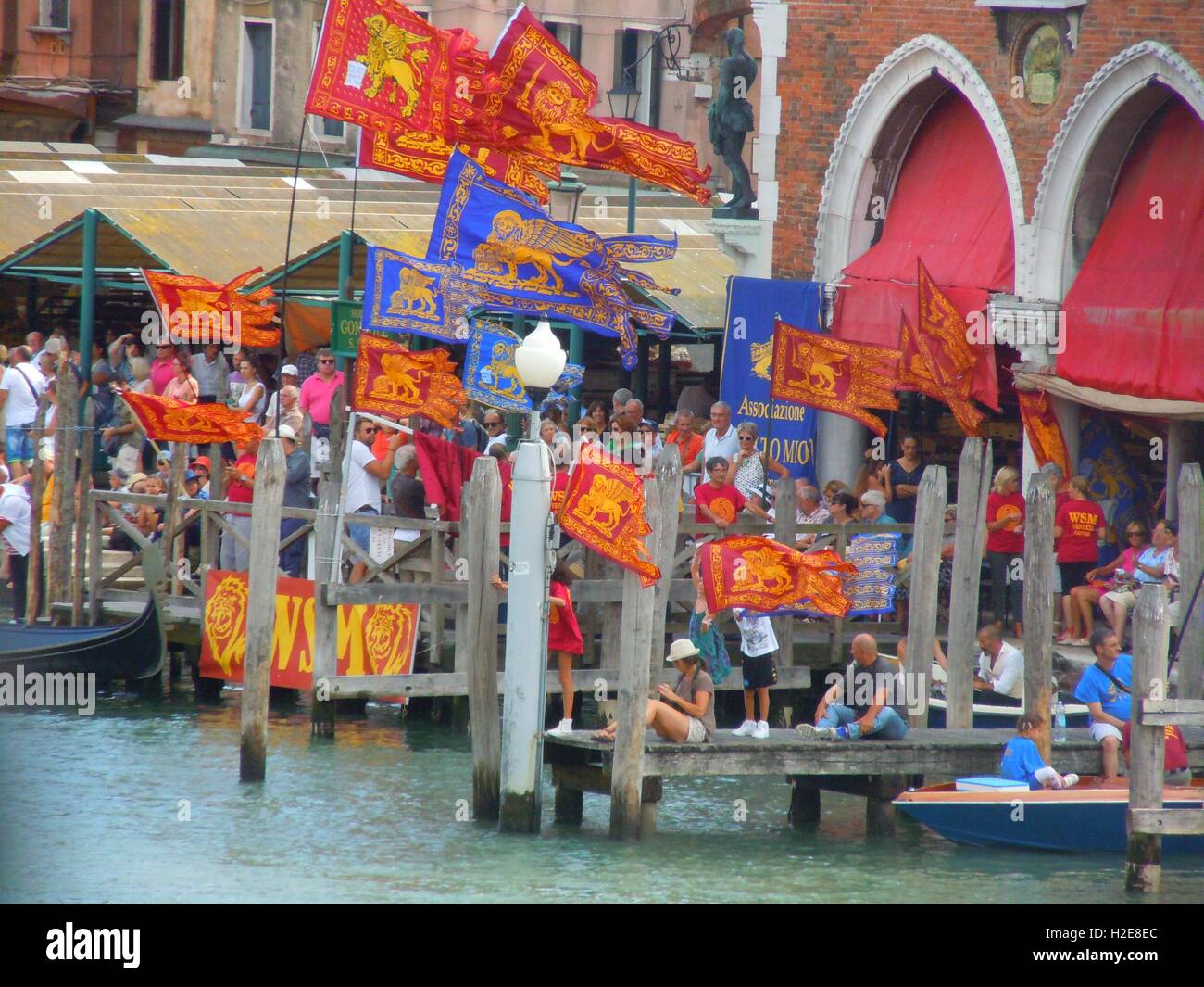 The "Regata Storico" with historic boats is performed each year on the ...