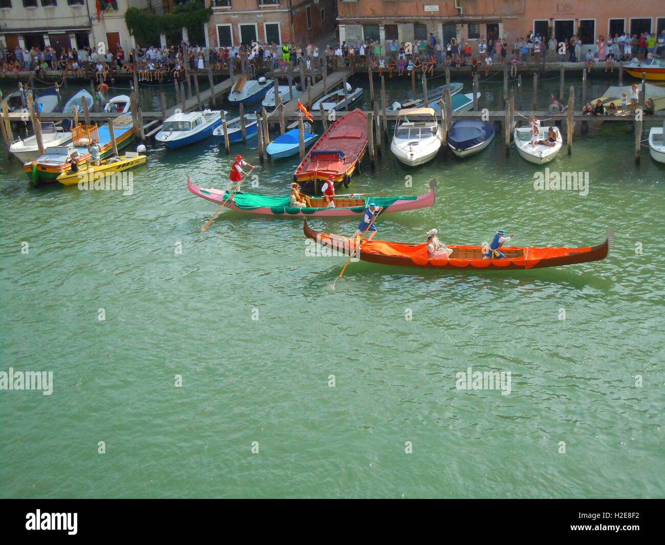 The "Regata Storico" with historic boats is performed each year on the ...