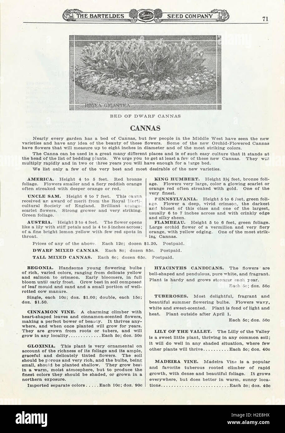 This reference details the seed catalog and plant varieties distributed ...