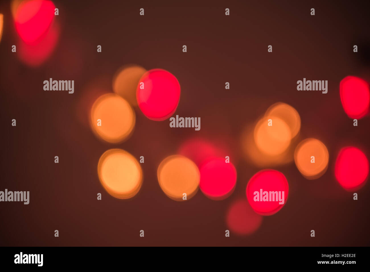 Abstract defocused orange bokeh light background Stock Photo - Alamy