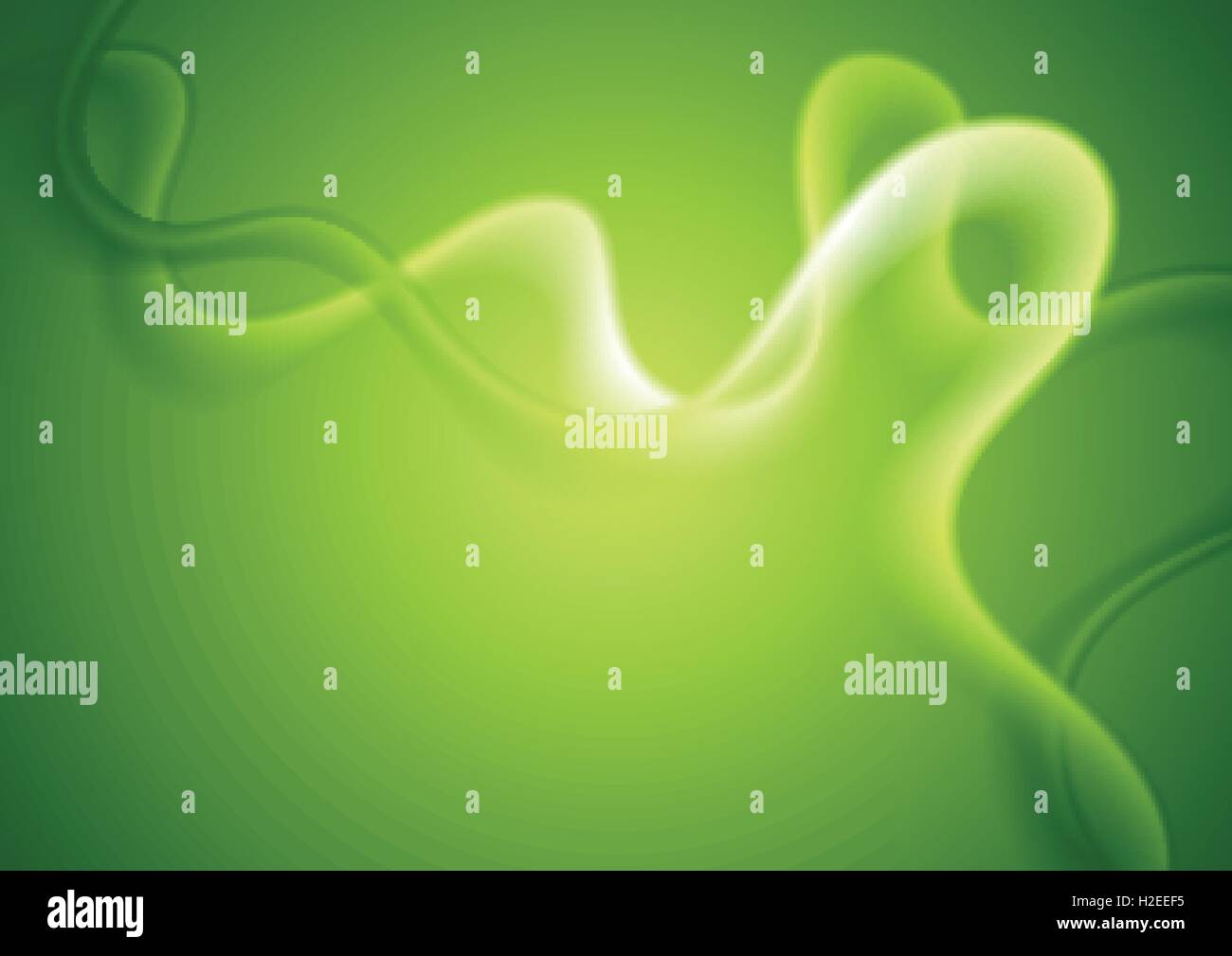 Bright abstract green wavy background. Vector soft design Stock Vector Image & Art - Alamy