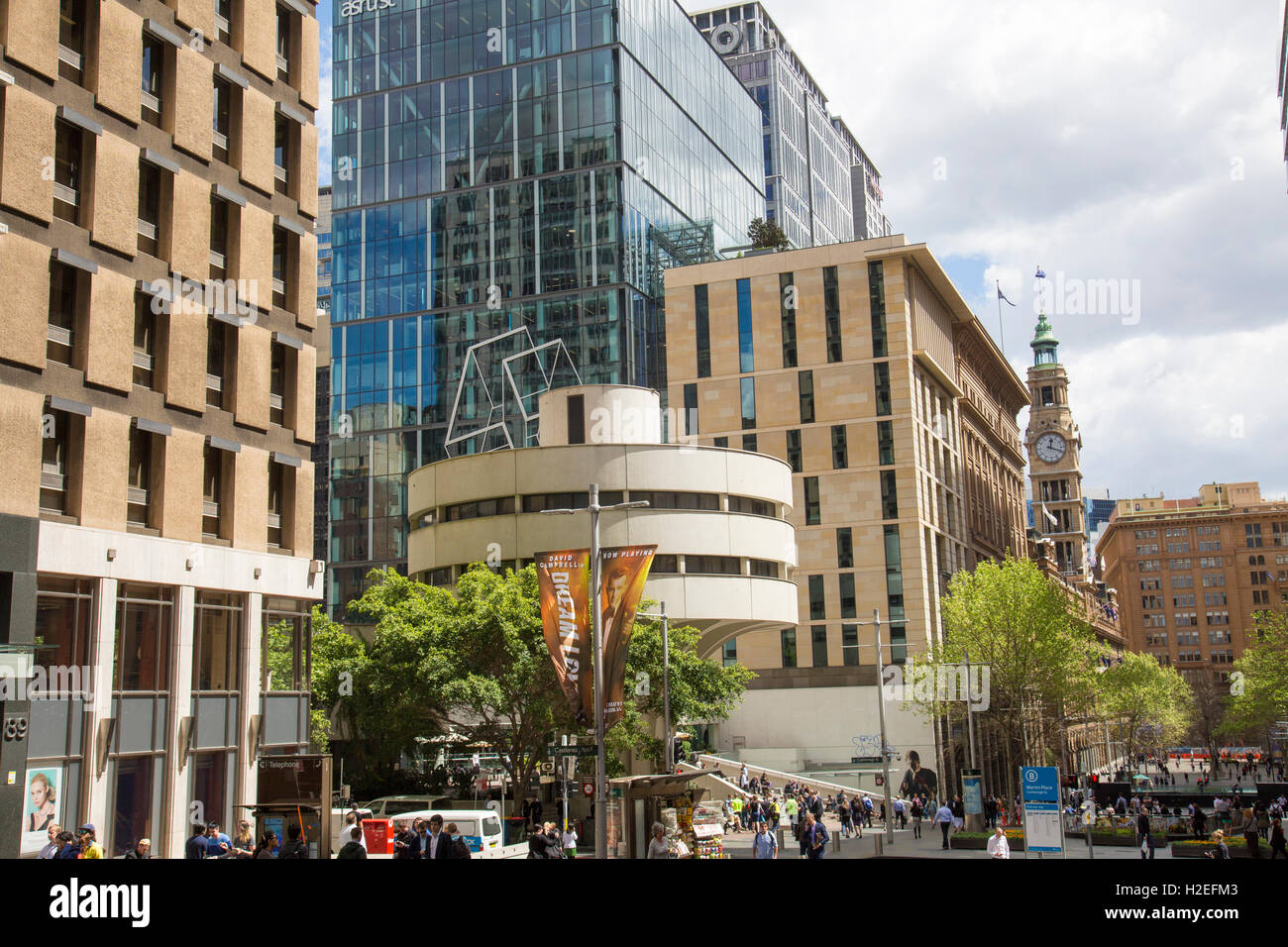 Martin Place in Sydney city centre CBD Stock Photo - Alamy