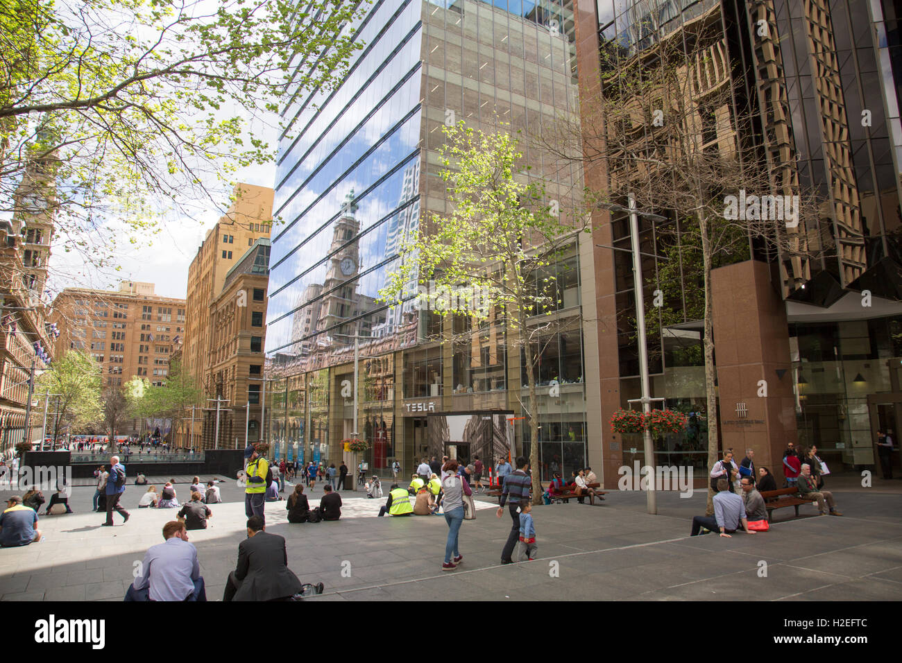 Martin Place in Sydney city centre CBD Stock Photo - Alamy