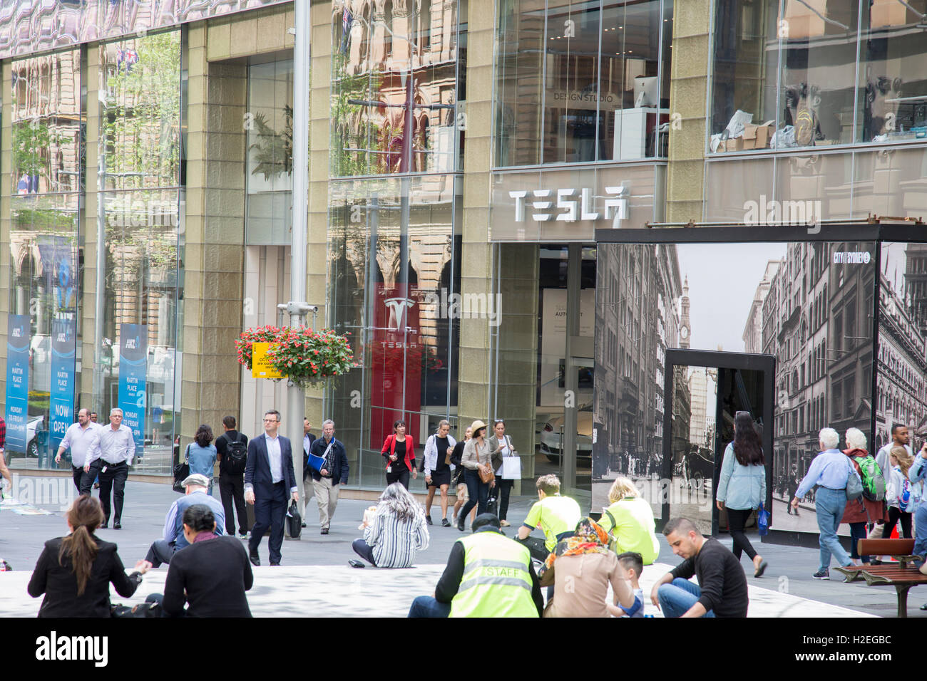 Martin Place in Sydney city centre CBD Stock Photo - Alamy