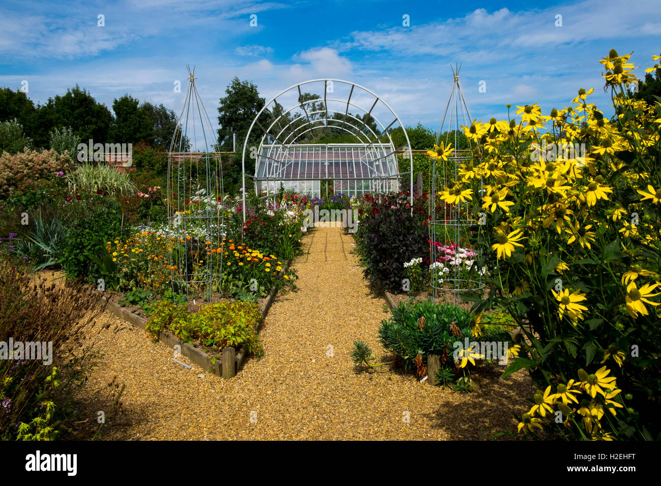 Old Vicarage Gardens, East Ruston, Norfolk, UK Stock Photo - Alamy