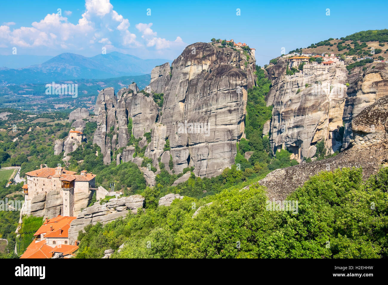 Meteora mountain monastery hi-res stock photography and images - Alamy