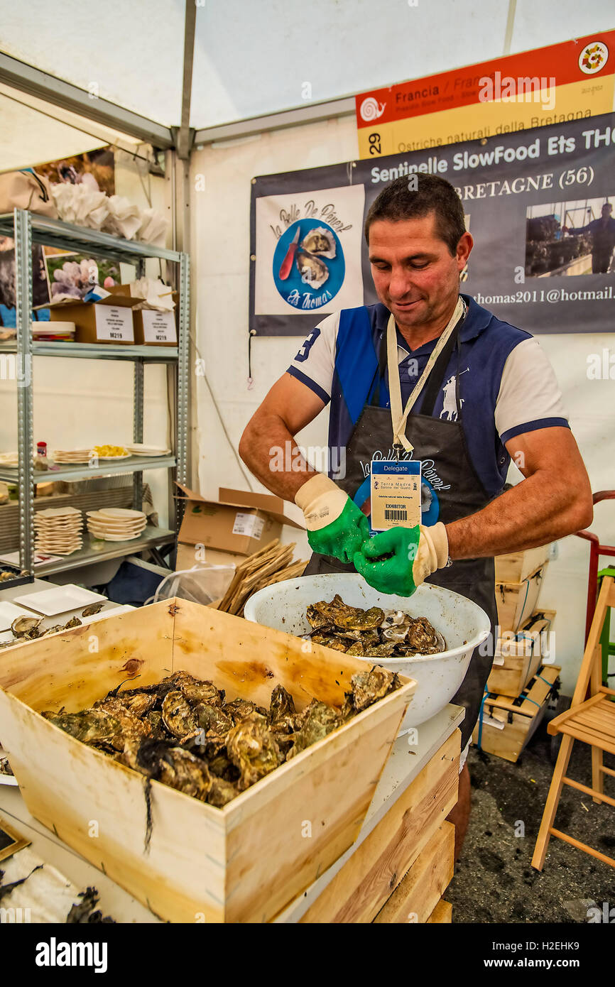 Italy Piedmont Turin " Terra Madre - Salone del Gusto 2016 " Breton ...