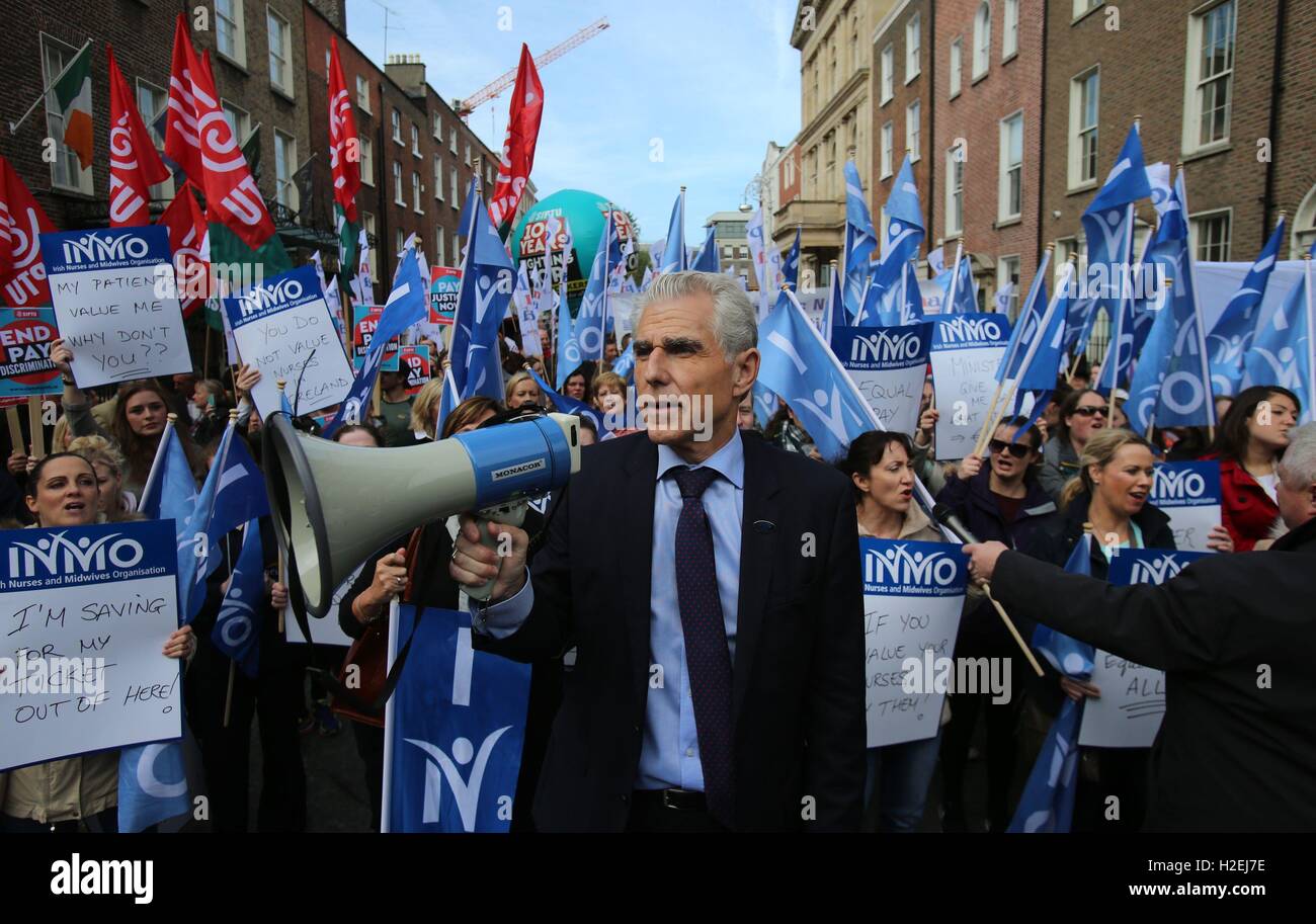 General Secretary Liam Doran of the Irish Nurses and Midwives ...