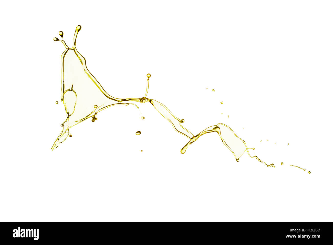 engine oil splashing isolated on white background Stock Photo - Alamy