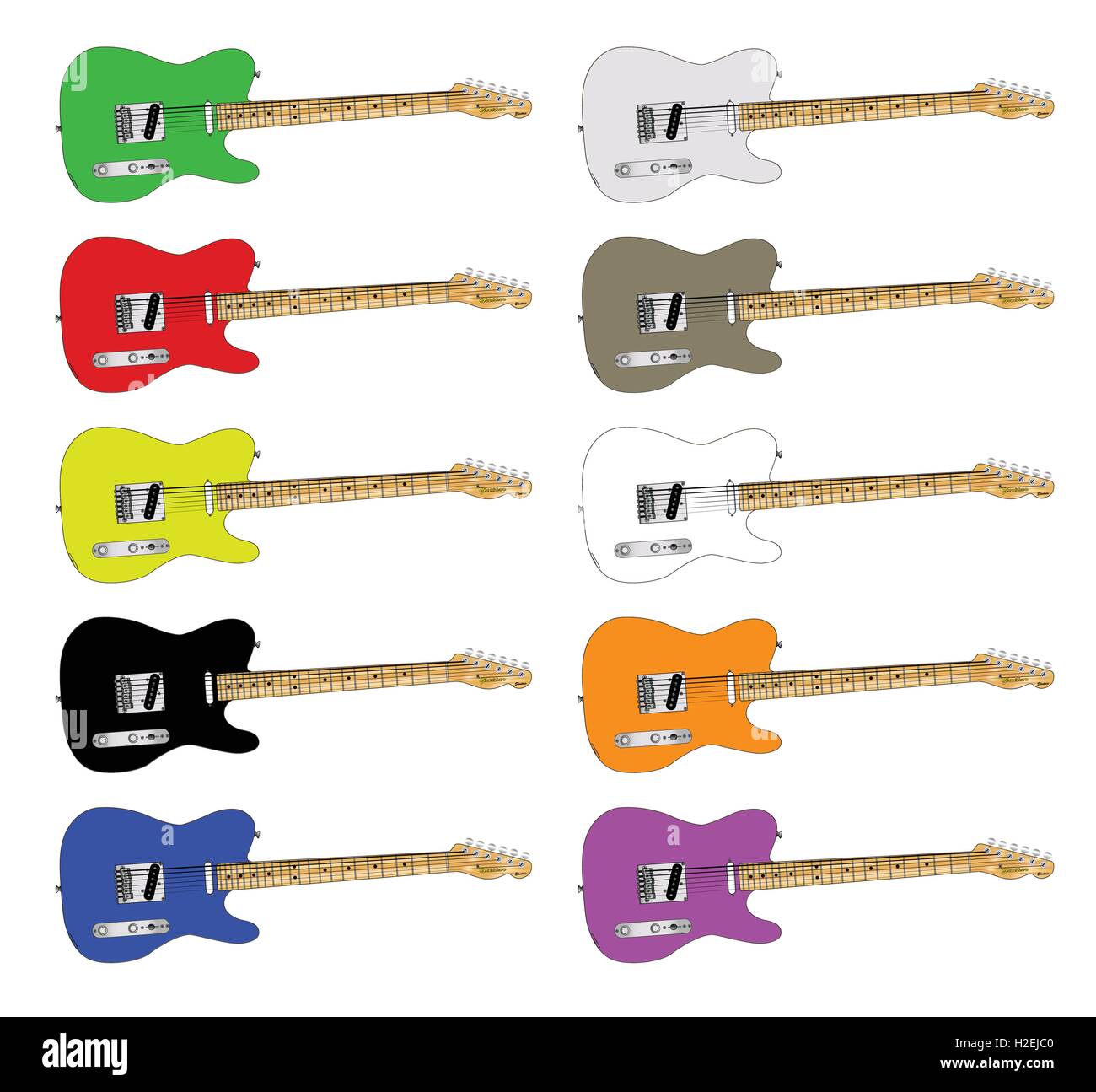 Telecaster guitar hi-res stock photography and images - Alamy