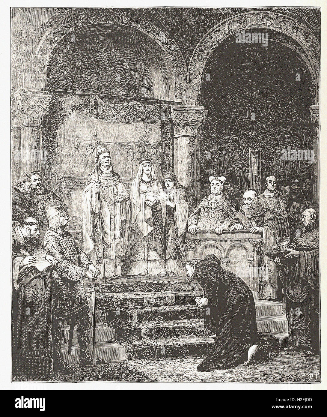 Henry iv canossa hi-res stock photography and images - Alamy