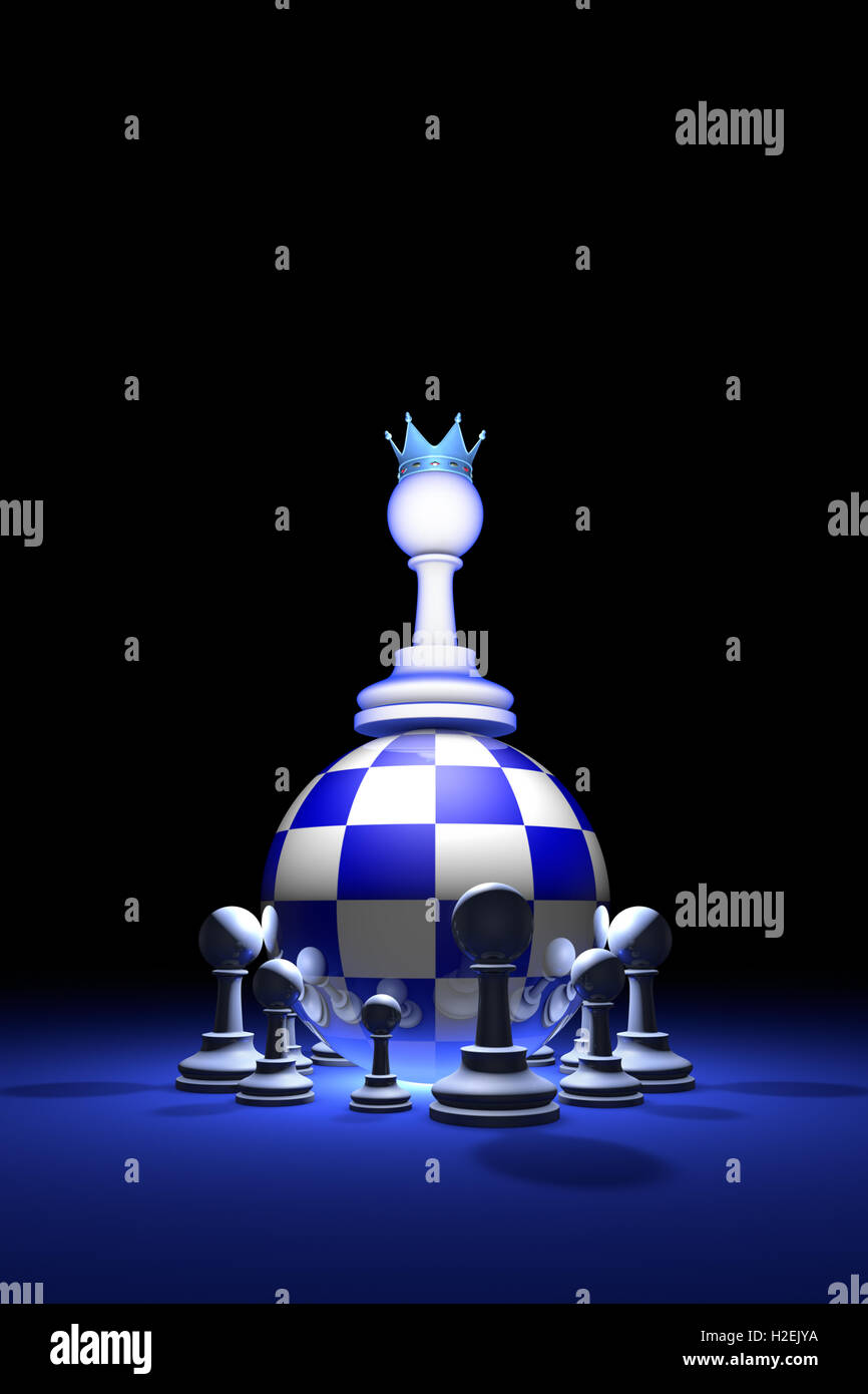 Chess composition (presidential elections). The new ruler. Available in ...