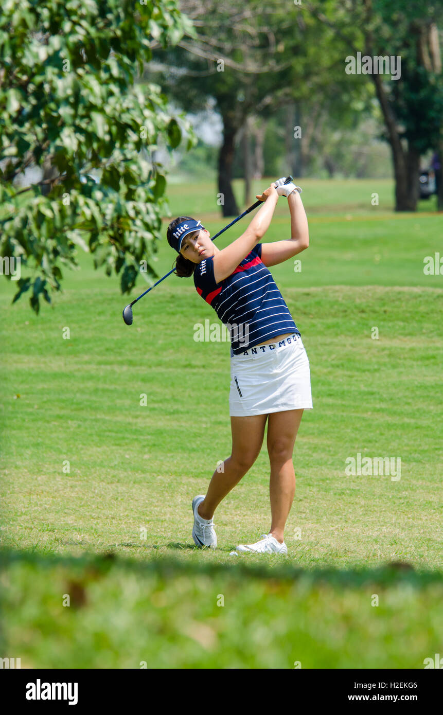 In Gee Chun of South Korea in Honda LPGA Thailand 2016 Stock Photo - Alamy