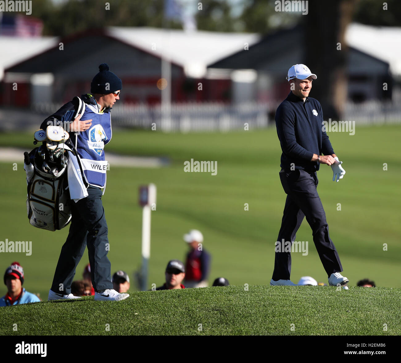 Europe's Danny Willett during a practice session ahead of the 41st ...