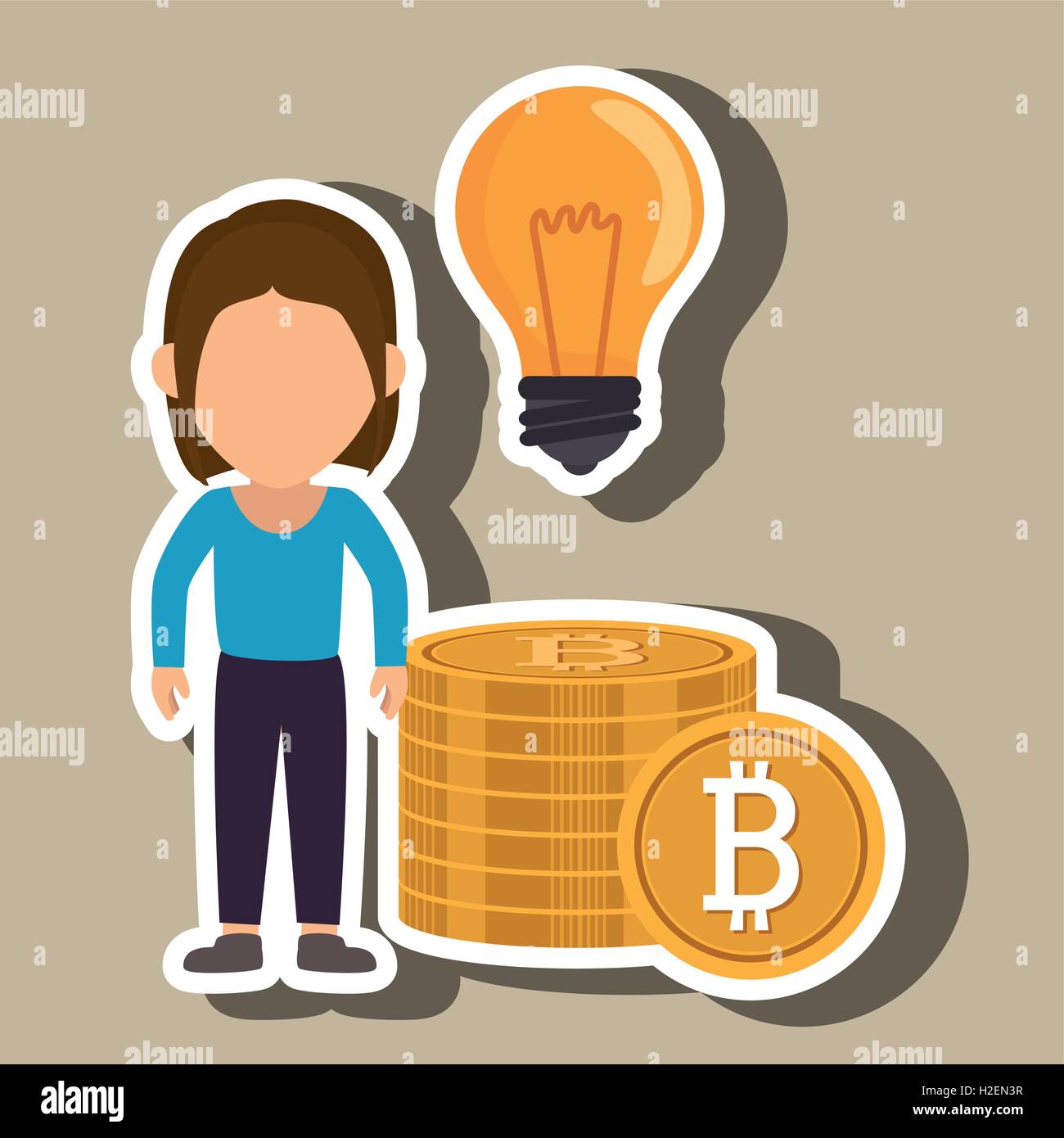 Woman hair net isolated Stock Vector Images - Alamy