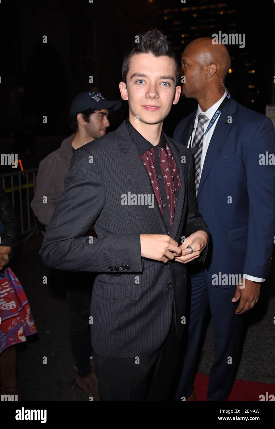 New York, NY, USA. 26th Sep, 2016. Asa Butterfield at arrivals for MISS ...