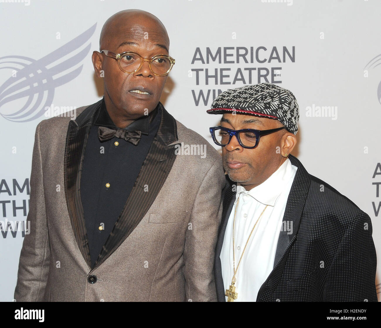 New York, USA. 26th September, 2016. Samuel L. Jackson and Spike Lee ...