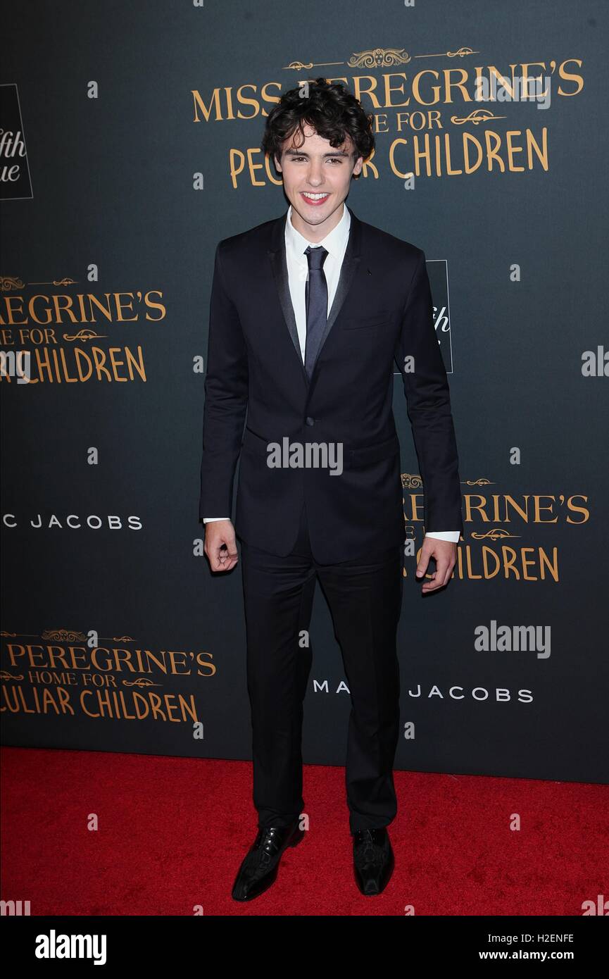 New York, USA. 26th September, 2016. Finlay MacMillan at "Miss ...
