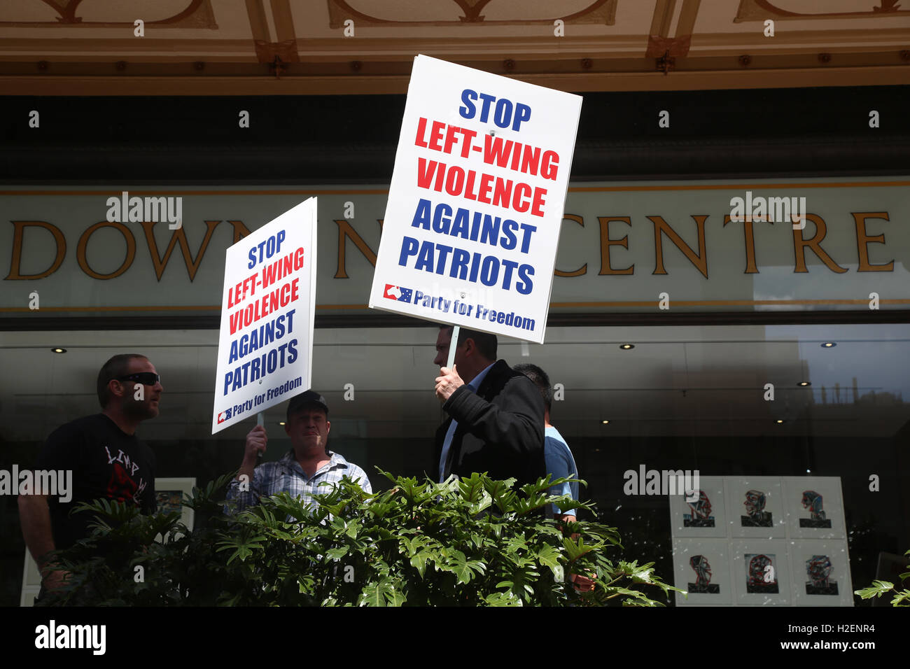 Sydney, Australia. 27 September 2016. The Party for Freedom organised a ...