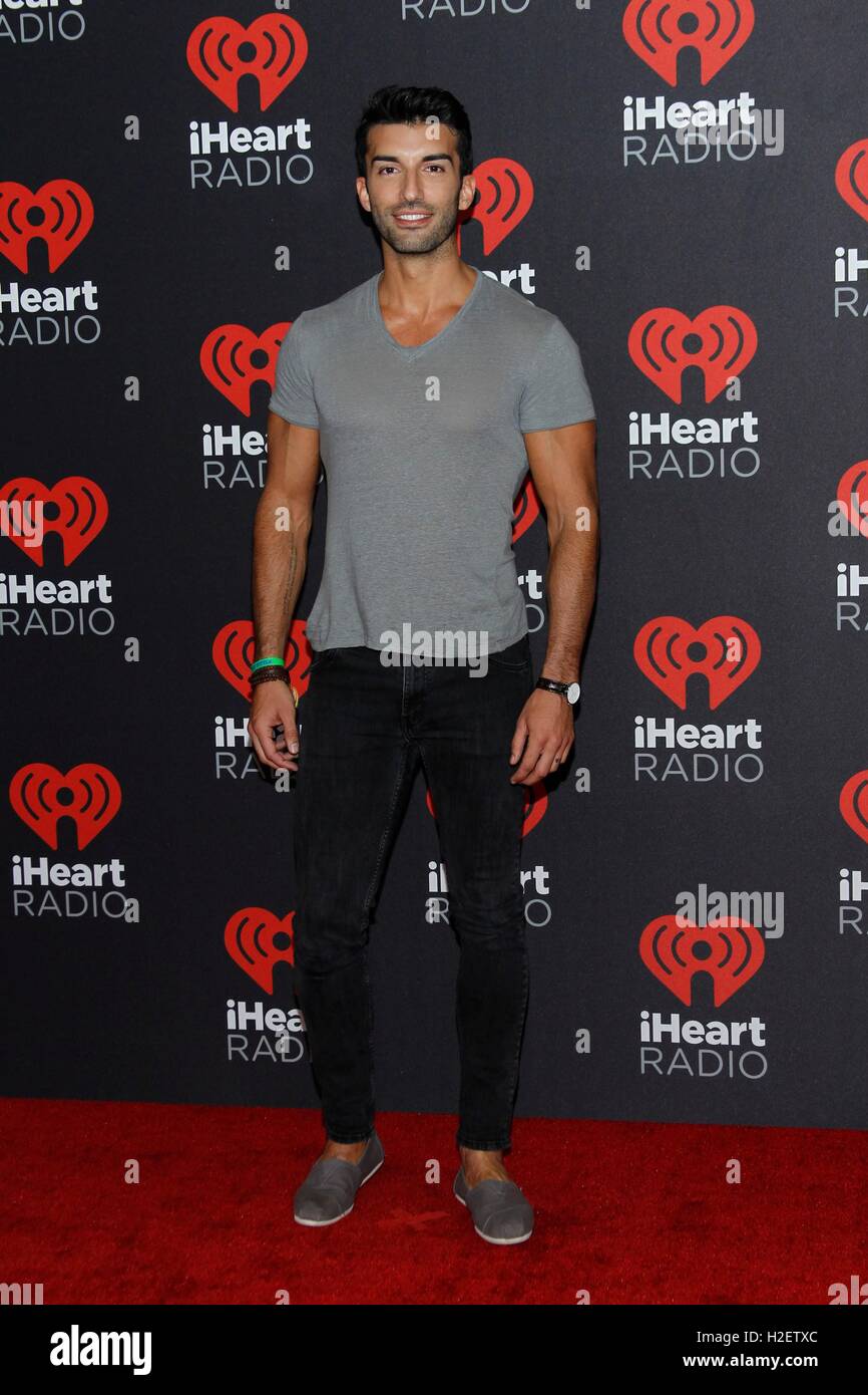 Justin Baldoni at arrivals for 2016 iHeartRadio Music Festival - SAT 4 ...