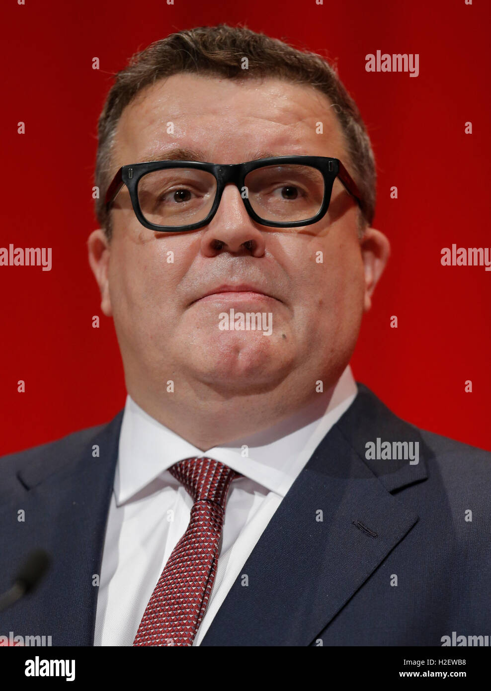 Liverpool, Uk. 27th September, 2016. Tom Watson Mp Deputy Labour Party ...
