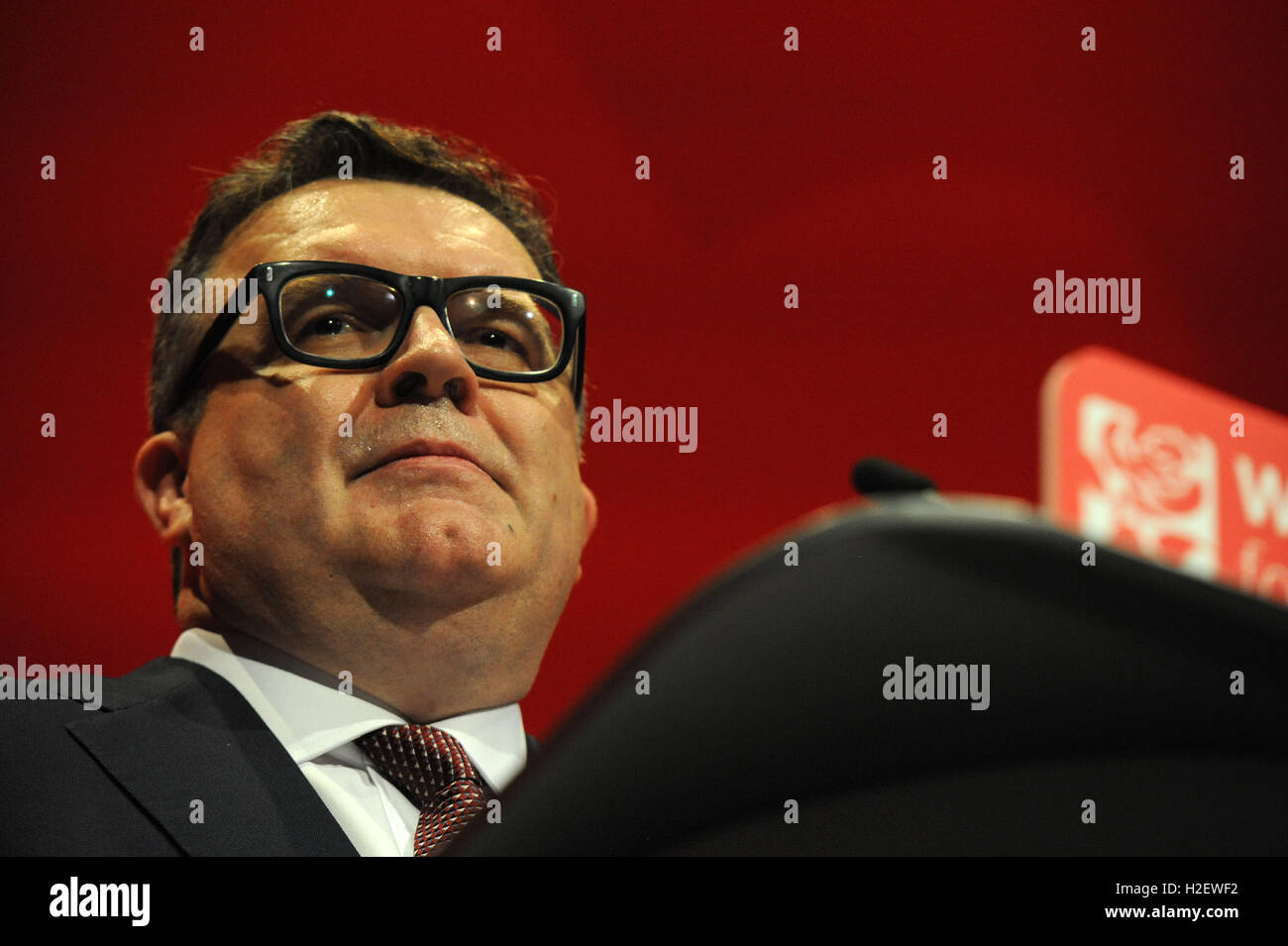 Liverpool, England. 27th September, 2016. Tom Watson, deputy leader of ...