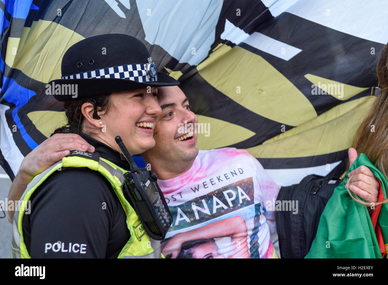 Leicester,UK.27th September 2016:FC Porto fans celebrate on Jubilee ...