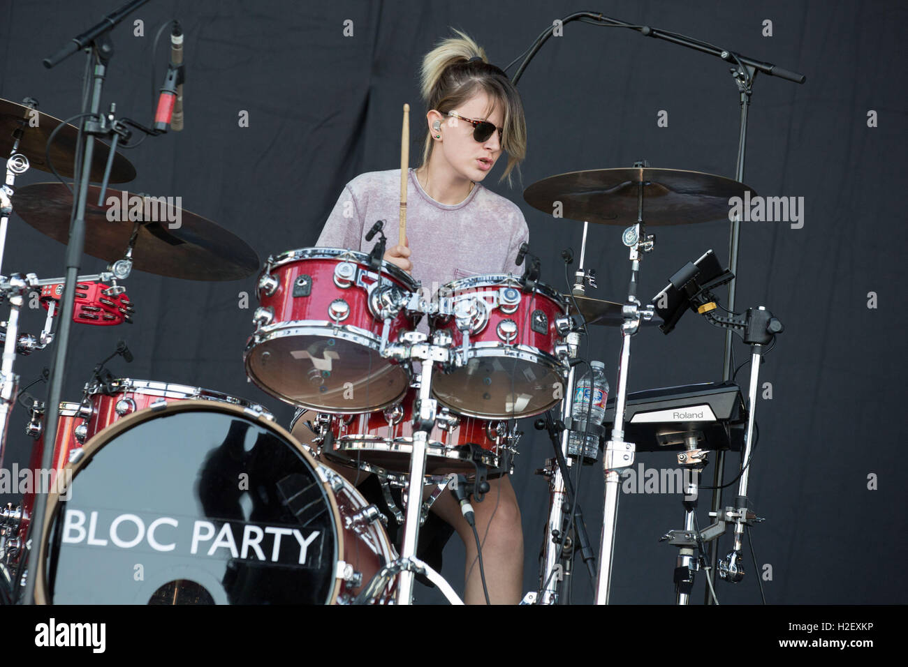 Las Vegas, Nevada, USA. 23rd Sep, 2016. LOUISE BARTLE of Bloc Party ...